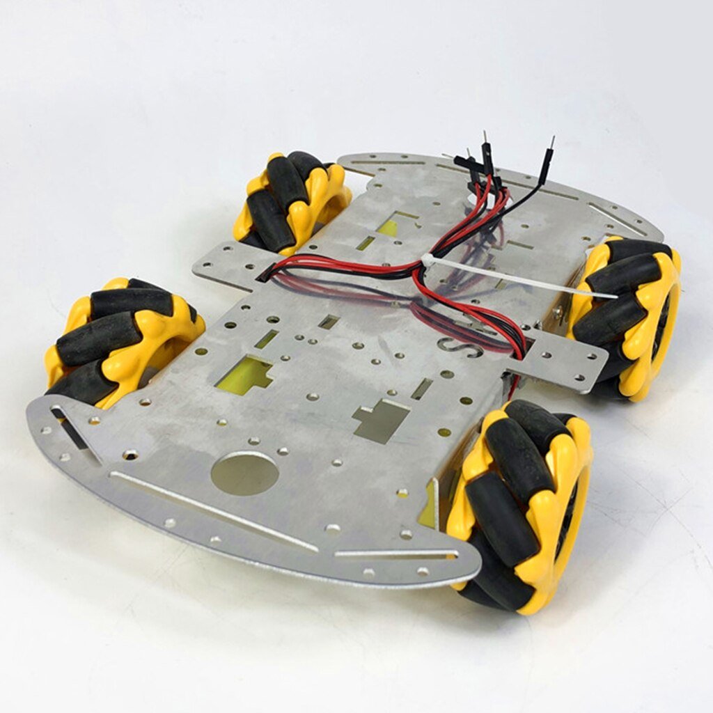 ZRE-RBT Mecanum Wheel Robot Kit 4WD Omnidirectional Wheels Smart Robot ...